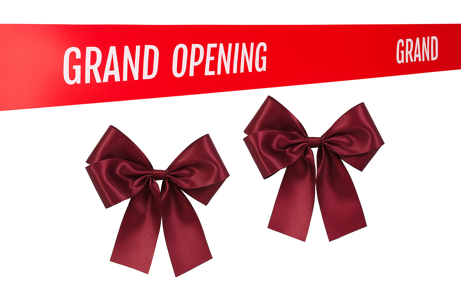 Large Bows that Add Flair to Your Grand Opening or Special Event ...
