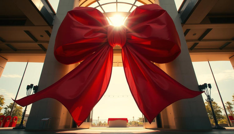 Grand Entrance: Why a Giant Outdoor Bow is Your Grand Opening Essentia ...