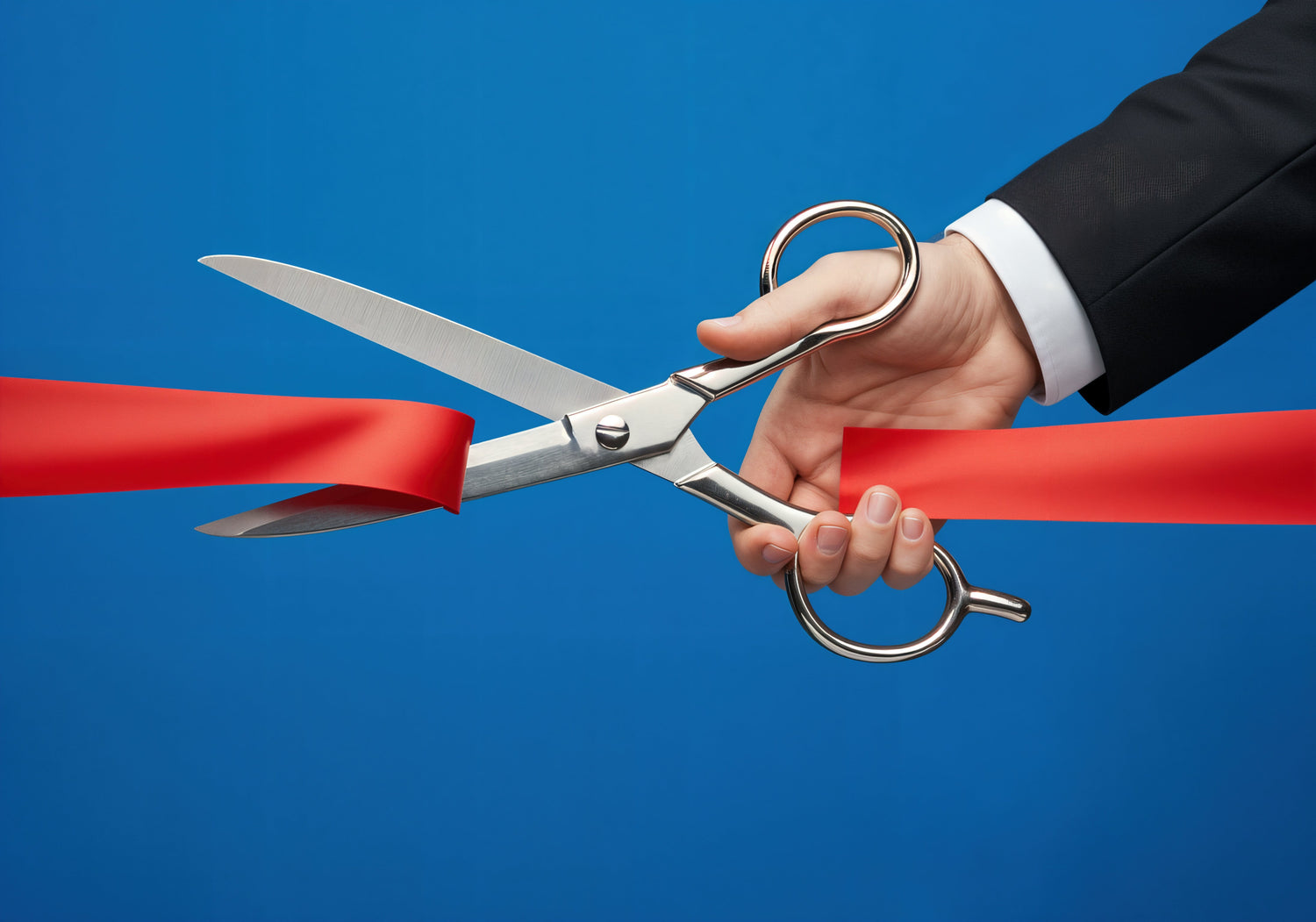 Wide Red Ribbon: The Classic Choice for Ceremonial Ribbon – Golden Openings
