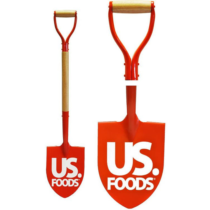 Custom Painted D-Handle Ceremonial Shovel - Golden Openings