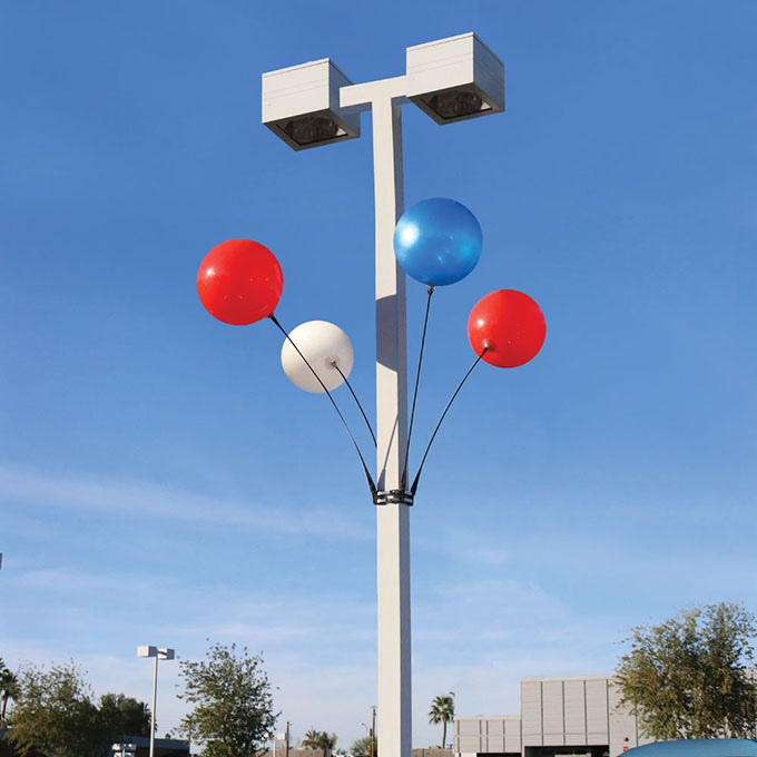 Tough Reusable Balloon Light Pole Kit - Golden Openings