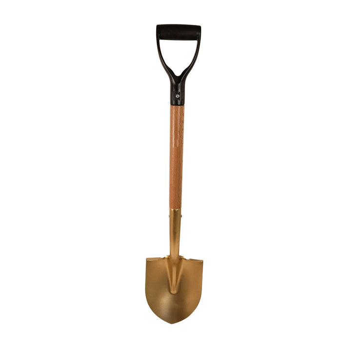 Gold Painted D Handle Ceremonial Shovel - Golden Openings