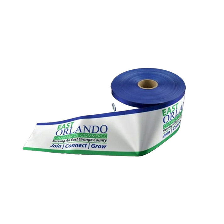Custom 25 Yard Ribbon Roll - Full Color Satin | Golden Openings