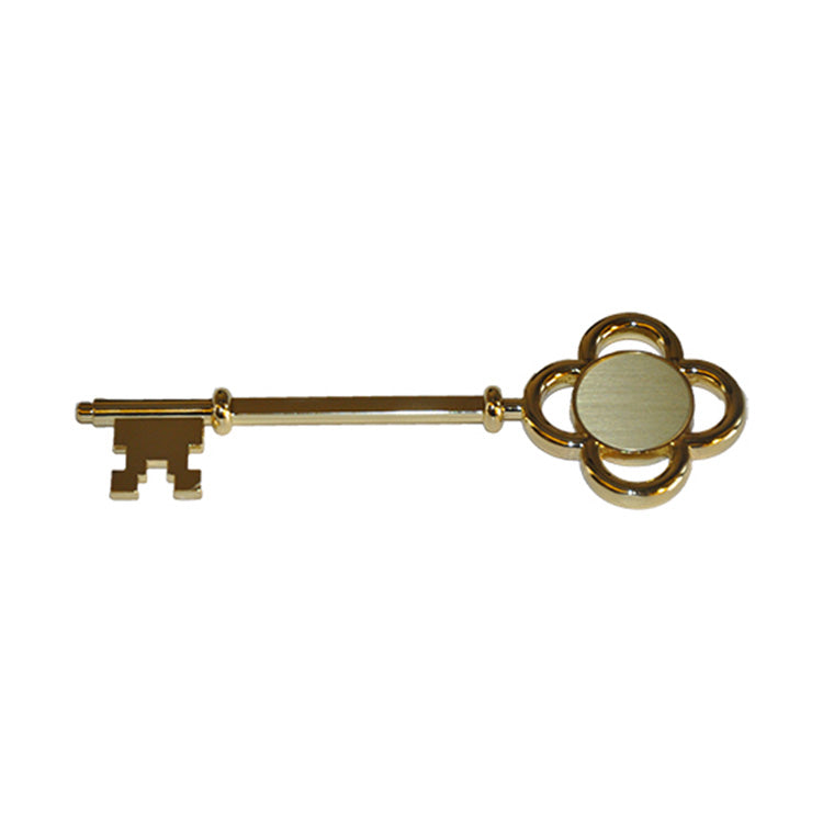 5-1/2 inch Gold Stratford Key Flat Stem - Golden Openings